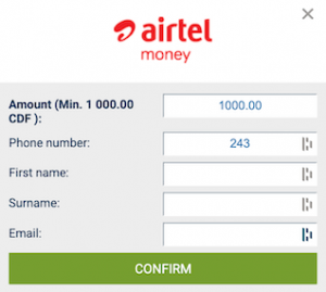 Airtel Money - Code pour parier avec Airtel au Gabon RDC Tchad